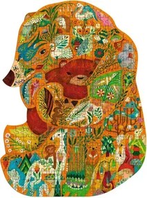 DJECO Obrysové puzzle Medvěd / 350 dílků / 61 x 46 cm