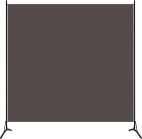 Paraván antracitový 175 x 180 cm textil 320737