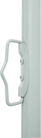 vidaXL Zatahovací boční markýza / zástěna na terasu 100 x 314 cm [42035286] Barva: Šedá