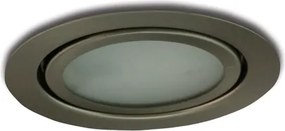 Bodové nábytkové svítidlo Panlux NPZ-G420/NB 12V G4 nikl broušený (nerez)