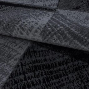 Vopi | Kusový koberec Plus 8003 black - 80 x 300 cm
