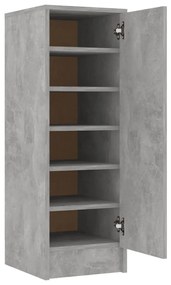 Botník betonově šedý 32 x 35 x 92 cm kompozitní dřevo