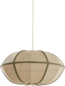 Krémové závěsné svítidlo s textilním stínidlem Mirelys – Light & Living