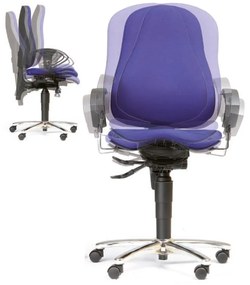 Topstar Zdravotní balanční kancelářská židle EXETER, modrá