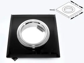 Podhledový rámeček pro LED svítidlo Worta ČERNÉ