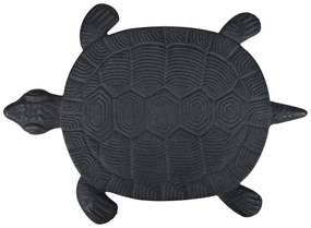Zahradní nášlapný kámen Turtle, 23x32 cm, litina, hnědá