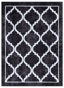 Kusový koberec Agase černý 80x150cm