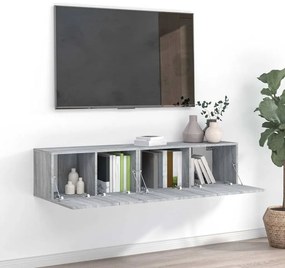2dílný set TV skříněk šedý sonoma kompozitní dřevo 3120279