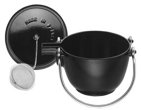 Staub litinová konvice na čaj 21 cm/1,15 l černá, 1650023