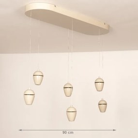 Závěsné stmívatelné LED svítidlo Cosmo Taupe 6