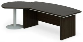 Stůl Manager LUX, levý, 255 x 155 cm / Wenge