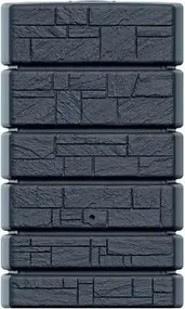 PROSPERPLAST TOWER STONE antracit 500l / Sud na dešťovou vodu