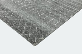 Tribeca Design Kusový koberec Dinamo Nomadic Dark Grey Rozměry: 80x150 cm