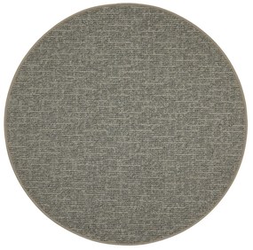 Vopi koberce Kusový koberec Alassio šedobéžový kruh - 100x100 (průměr) kruh cm