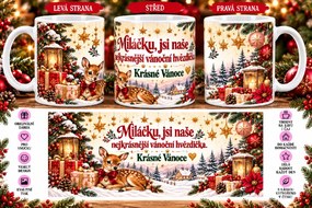 Vánoční hrnek pro vnučku – 300 ml