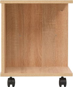 Pojízdná polička 50 x 35 x 42 cm dub 245723