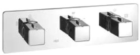 Alpi Naboo - termostatická sprchová baterie pod omítku pro 3 spotřebiče, komplet, chrom, ální 79L169