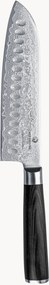 Santoku nůž z damaškové oceli's rukojetí z dřeva pakka Limited Edition