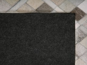 Kožený koberec 160 x 230 cm vícebarevný HIRKA Beliani