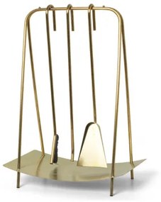 Port Fireplace Tools - Brass Ferm Living