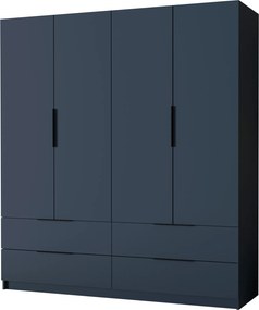 ARK Šatní skříň SYLVIA, Modrá 207 cm