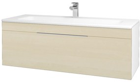 Dřevojas Koupelnová skříň ASTON SZZ 120 Varianta: N01 Bílá lesk / Úchytka T01 / D06 Ořech
