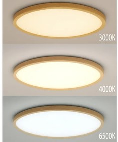 LED Stropní svítidlo LED/24W/230V 3000/4000/6500K pr. 30 cm béžová