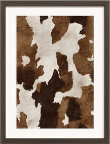 Tištěný obraz s rámem 30x40 cm Cowhide – Styler