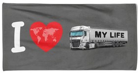 Osuška Kamion – my life (VÝBĚR BARVY) (Barva kamionu: Bílá)