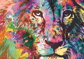 Trefl - Puzzle -  Barevný lev / 1000 dílků / 68.3 x 48 cm / věk 12+