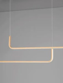 Designový lustr Strita zlatá