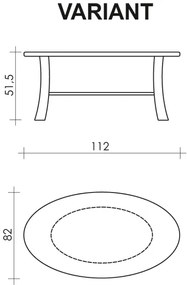 Konferenční stolek VARIANT 112x82 cm, masiv buk, český výrobek
