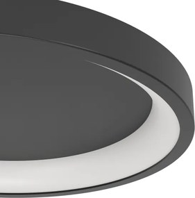 Eglo 901909 - LED RGBW Stm. str. svíti. LORETELLO-Z LED/19,6W/230V pr.35cm černá
