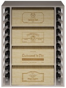 Expovinalia Regál na víno ARGANZA III Materiál a odstín: Borovice s bílým nátěrem