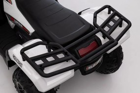 LEAN CARS Čtyřkolka na akumulátor JC915, bílá
