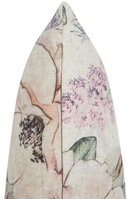Polštář s květinovým vzorem 45 x 45 cm fialový ZAHRIYE Beliani