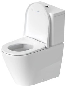Duravit D-Neo - Stojící WC Kombi Duravit Rimless® s HygieneGlaze 370 x 650 mm, bílá 2002092000
