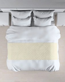 Hotelový přehoz – běhoun Velvet 60x200 cm barva krémová látka lesklé, sametová