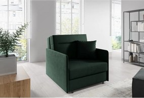 Eka Pohovka AMERYKANKA 172, 90 cm Barva látky: Černá (Kronos 07)