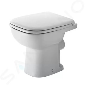 DURAVIT - D-Code Stojící WC, zadní odpad, s HygieneGlaze, alpská bílá (21080920002)