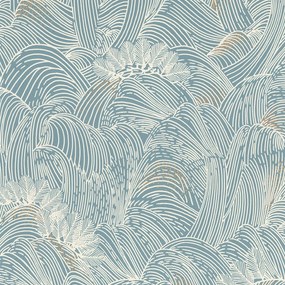 Tapeta MARÉE HAUTE Casamance Odstín Tapety: Light Blue 75902242