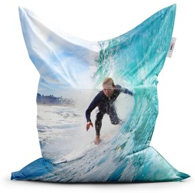Sablio Sedací vak Classic Surfař na vlně - 200x140 cm