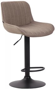 Bhm germany Barová židle Lentini, textil, černá / taupe