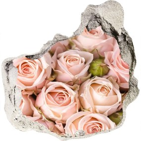 Wallmuralia Samolepící díra na stěnu nálepka Růže 75x75 cm