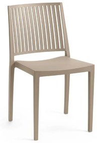ROJAPLAST Zahradní židle - BARS, plastová Barva: béžová