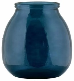 San Miguel VIDRIOS SAN MIGUEL !RECYCLED GLASS! Váza MONTANA, 28cm|4,35L, tmavě modrá