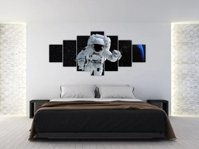 Obraz - Astronaut ve vesmíru (210x100 cm)