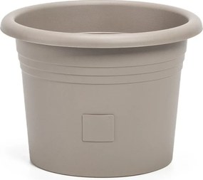 Plastia Samozavlažovací květináč Narza taupe pr. 30 cm