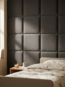 Sinsay - Čtvercové čalouněné panely 3 pack - šedá