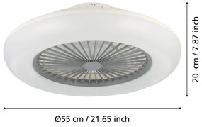 EG 35144 Ventilátor se svítidlem SAYULITA-L EGLO 35144 - EGLO